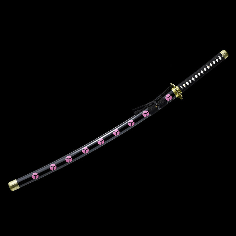 Hand-Forged Roronoa Zoro Shusui Katana with Full-Tang Real Steel Blade ...